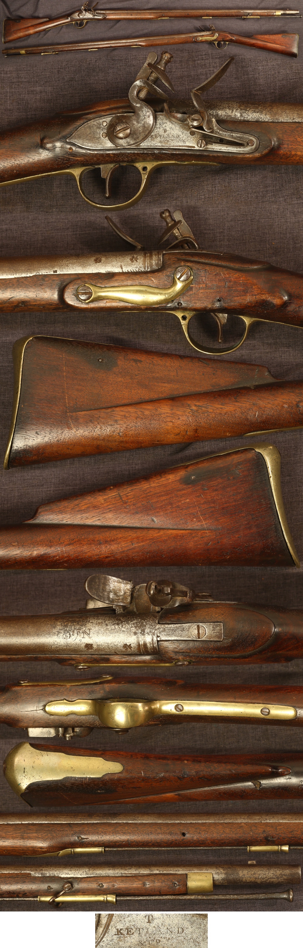 gundersonmilitaria.com - British Third Model Brown Bess fusil musket by ...